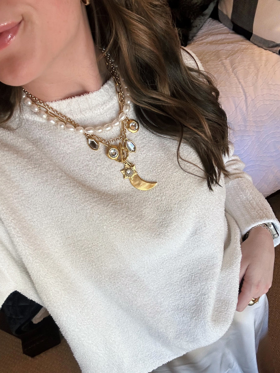 Clasp Charm Necklace – Emily Kearns Designs LLC.